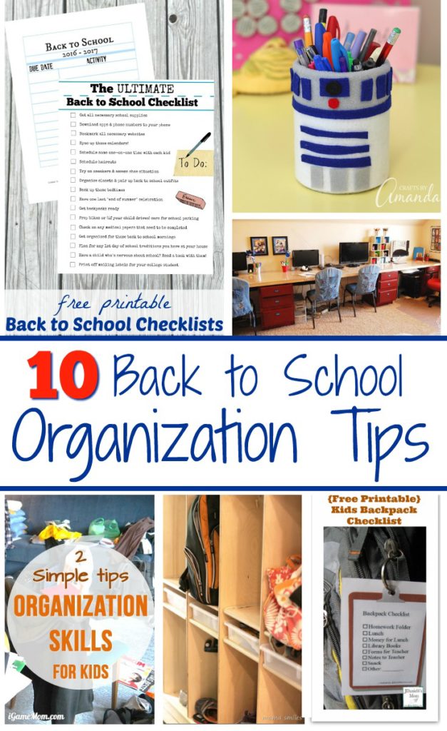 Back-To-School Organization Tips and Hacks - Mami of Multiples